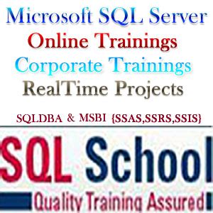 PRACTICAL MSBI SQL SERVER SSIS SSAS SSRS ONLINE TRAINING