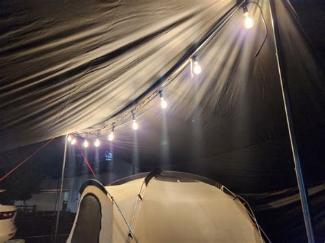 감성캠핑조명 타프 아래 캠핑전구 추천 삼정파티라이트 네이버 블로그