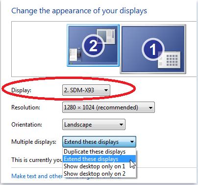 Problem With Dual Monitor Screen Resolution Microsoft Community