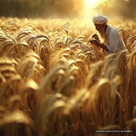 Ai创作图黍离麦秀 银发麦收 麦田里的拾穗者 麦香 拾麦穗 莜麦丰收 收麦子的老人 人像丰收 看收麦子 麦黄时节 金色的麦男 丰收渭河小麦 抱
