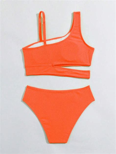 Conjunto De Bikini Para Niña Preadolescente Con Partes Separables