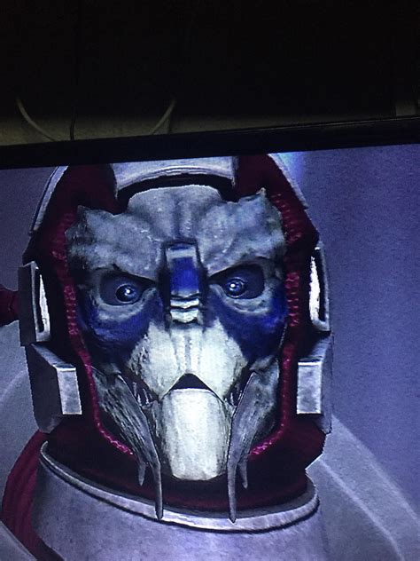 No Spoilers Rare Glimpse Of Garrus Without His Eye Thingy Rmasseffect