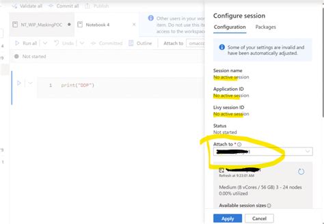 Fixing The Synapse Error Available Workspace Capacity Exceeded Error Livy Session