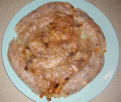 Апетитът идва с яденето Баница с оризови кори кисело зеле праз