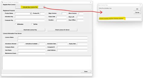 8 Once The Key Is Validated The Licence Manager Form Will Display The