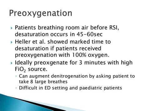 Pre Oxygenation