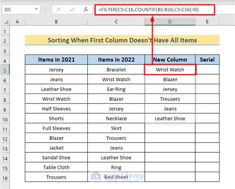 How To Sort Two Columns To Match In Excel 2 Simple Methods