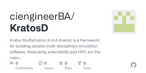 Github Ciengineerbakratosd Kratos Multiphysics Aka Kratos Is A