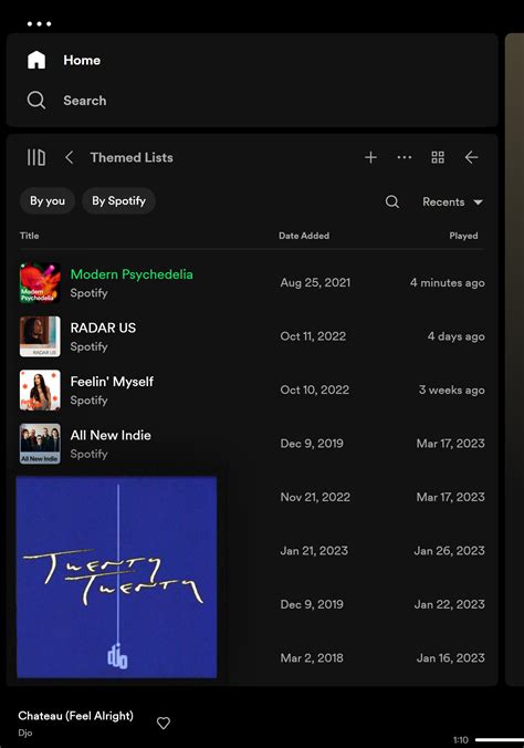 Solved Desktop New Your Library Sidebar The Spotify Community