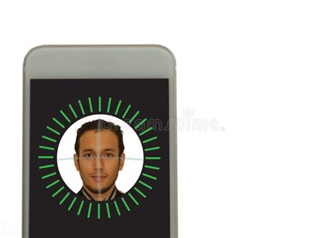 Mobile With Face Recognition Stock Photo Image Of Camera Deep