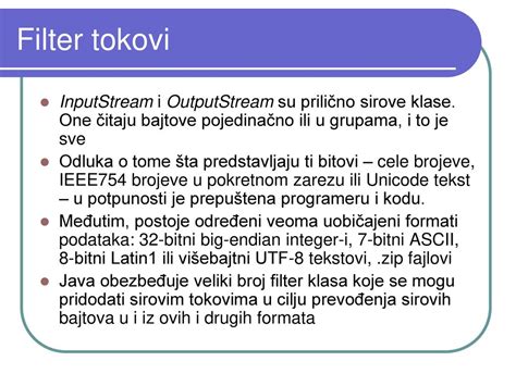 Mrežno računarstvo Java Tokovi podataka ppt download