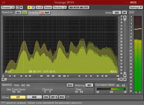 Voxengo Span Spectrum Analyzer Effect Plugin Updated To V25