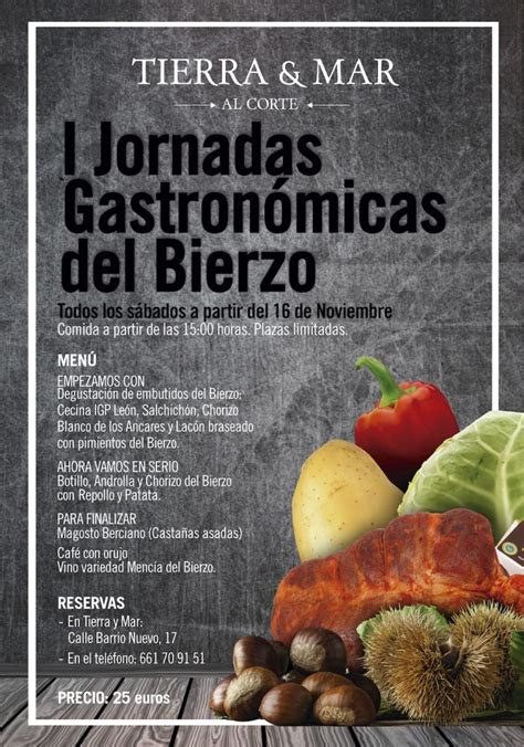 I Jornadas Gastronómicas del Bierzo Tierra y Mar al Corte