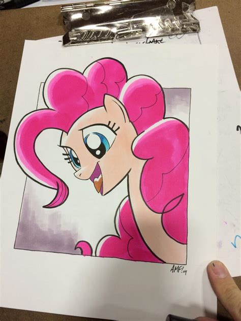 Safe Artist Tony Fleecs Pinkie Pie G Female Solo Traditional Art Derpibooru