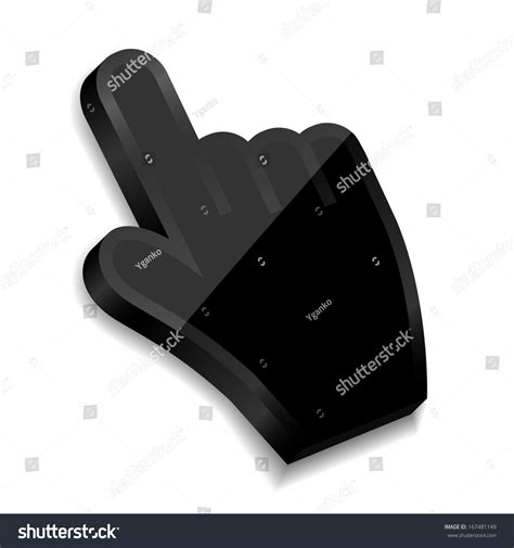 Mouse Hand Cursor Vector Illustration Stock Vector Royalty Free 167481149 Shutterstock