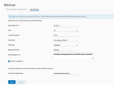 Vcf On Vcd 2b Back Ups My Software Defined Datacenter