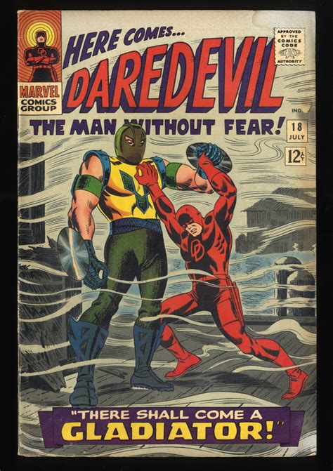 Daredevil FN St Appearance Gladiator John Romita Art Comic Books Silver Age