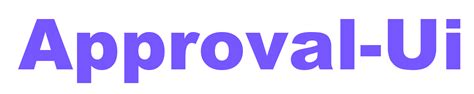 Approval Ui