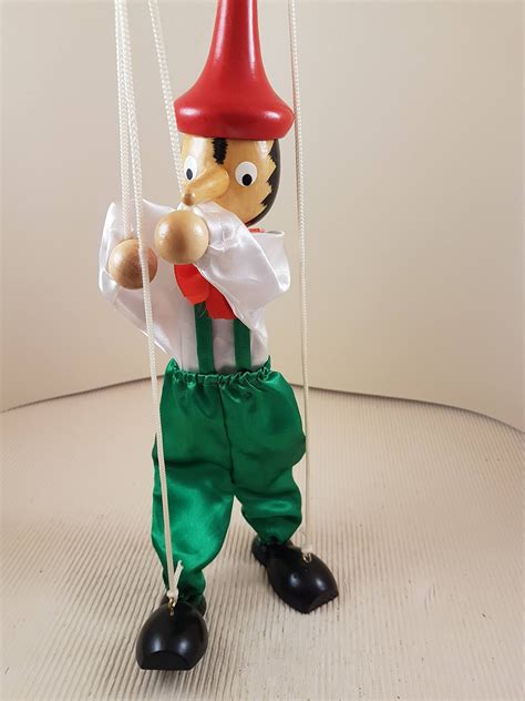 Vintage Pre Owned Pinocchio Puppet Marionette String Puppet Etsy
