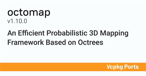 Octomap V1 10 0 Vcpkg Ports