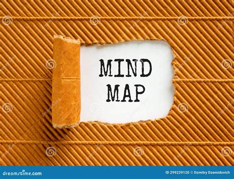 Mind Map Symbol Concept Words Mind Map On Beautiful White Paper On A