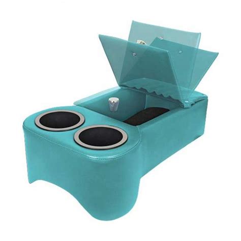 Low Rider Floor Console Turquoise Blue Oval Classics