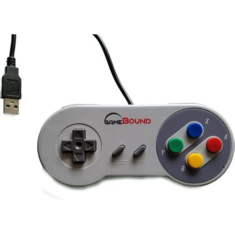 Snes Style Controller Retro Usb Controller For Pc Mac Retro Pi Color