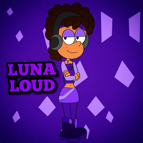 Luna Loud Version Black Tlh By Stylesdraw24 On Deviantart