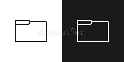 Empty Document File Outline Design Vector Illustration Stock Vector Illustration Of Vector