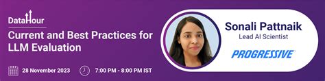 Datahour Current And Best Practices For Llm Evaluation