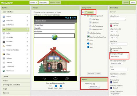 Build An App With App Inventor Which Can Display Values Of A Connected Sensor