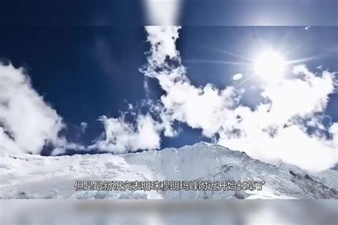 珠穆朗玛峰长草了？科学家：全球气候变暖持续增强导致！ 气候 全球 珠穆朗玛峰