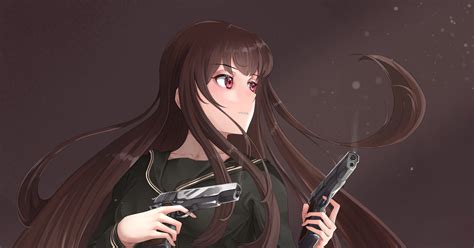 Art Anime Girl Anime Girl With Guns Pixiv