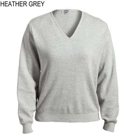 Edwards Ladies V Neck Cotton Sweater 7090