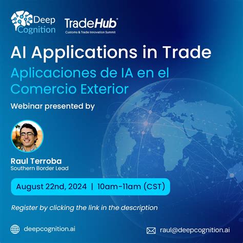 Tradehub2024 Ai Logistics Webinar Deepcognition Deep Cognition