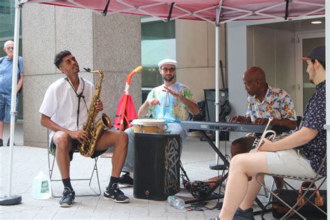 The Sammy Buttons Experience Plays Pershing Square Debbie In The City