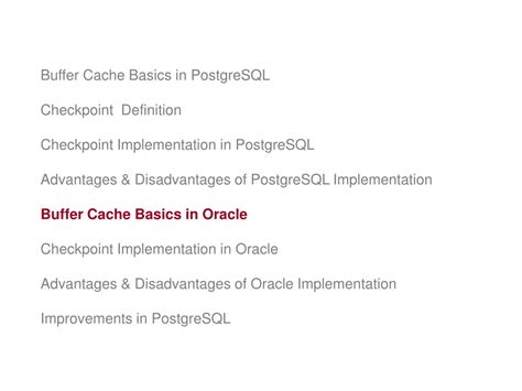 Ppt Checkpoint Internals Of Postgresql Powerpoint Presentation Free