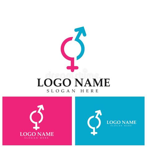 Gender Symbol Logo Of Sex And Equality Of Males And Females Vector