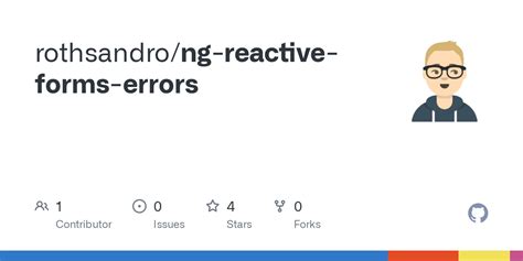Github Rothsandrong Reactive Forms Errors