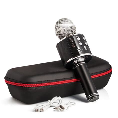 Ws858 Bluetooth Wireless Condenser Karaoke Microphone Player Mic