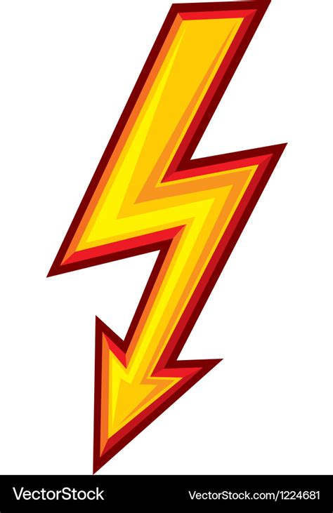 Lightning Symbol Royalty Free Vector Image Vectorstock