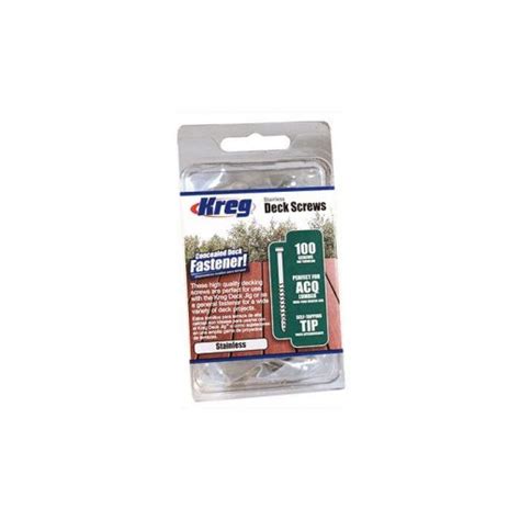 Boutique VIS À BOIS TRAITÉ INOX BTE 100 KREG SDK C2SS 100 Pas cher en