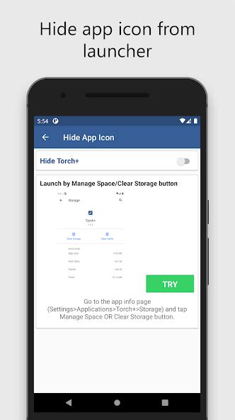 Flashlight Torch Vault App Hide Play Store App