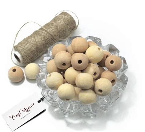 Round Natural Wooden Beads Size Mm At Rs Piece In Jaipur ID
