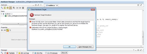 Hardware Target Shutdown Problem In Nexys 4 Ddr EmbDev Net
