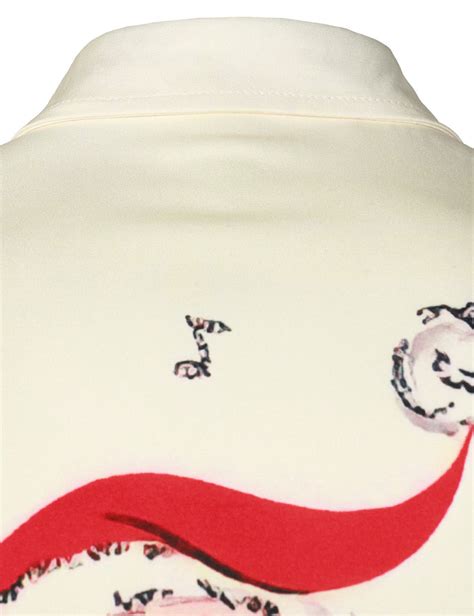 Mens Beige Vintage Santa Claus Elk Print Xmas Short Sleeve Christmas