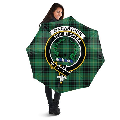 Aio Pride Macarthur Ancient Clan Tartan Crest Umbrella Aio Pride