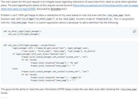 how to redirect particular role users to different page i saw a pr