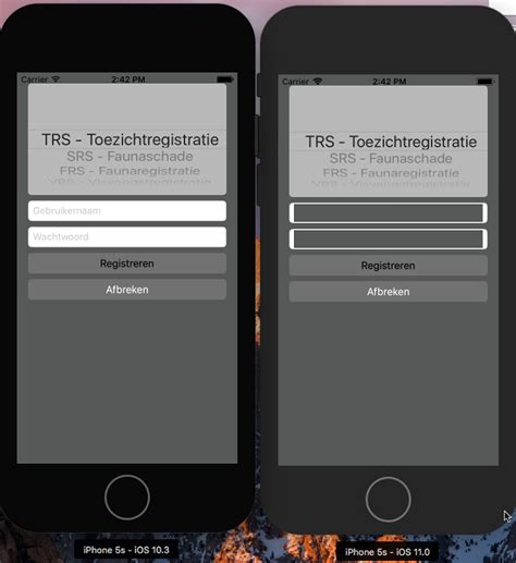 Xamarin In Ios 11 The Backgroundcolor And Textcolor Of Uitextfields