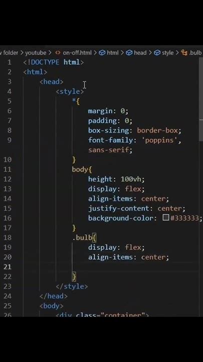 Light Bulb Html Css And Js Coding Css3 Cssanimation Html